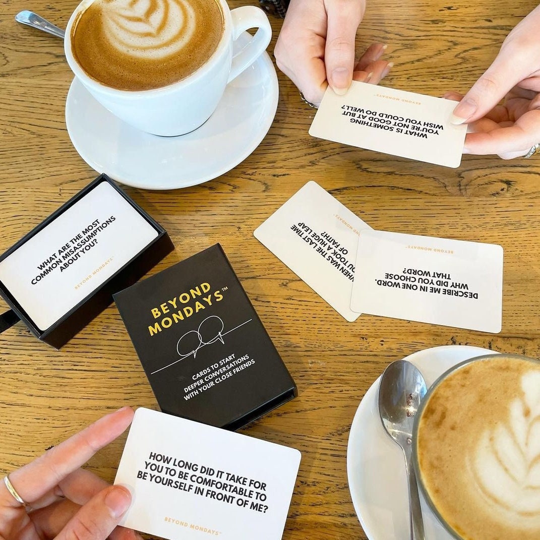 Tarjetas de preguntas para amigos/Juego de cartas de preguntas - Etsy ...