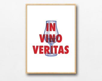 In Vino Veritas Poster - Etsy