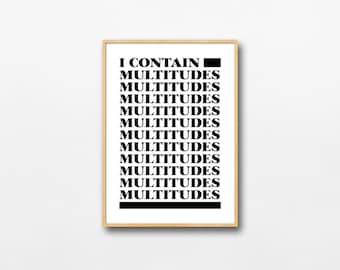 Song of Myself Walt Whitman - Etsy