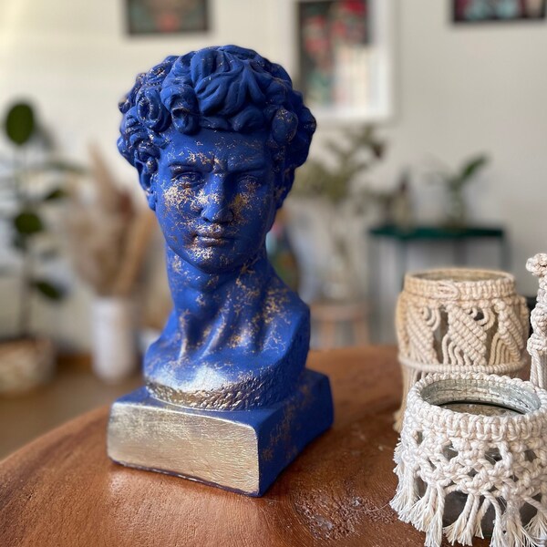 Blue Sculpture - Etsy