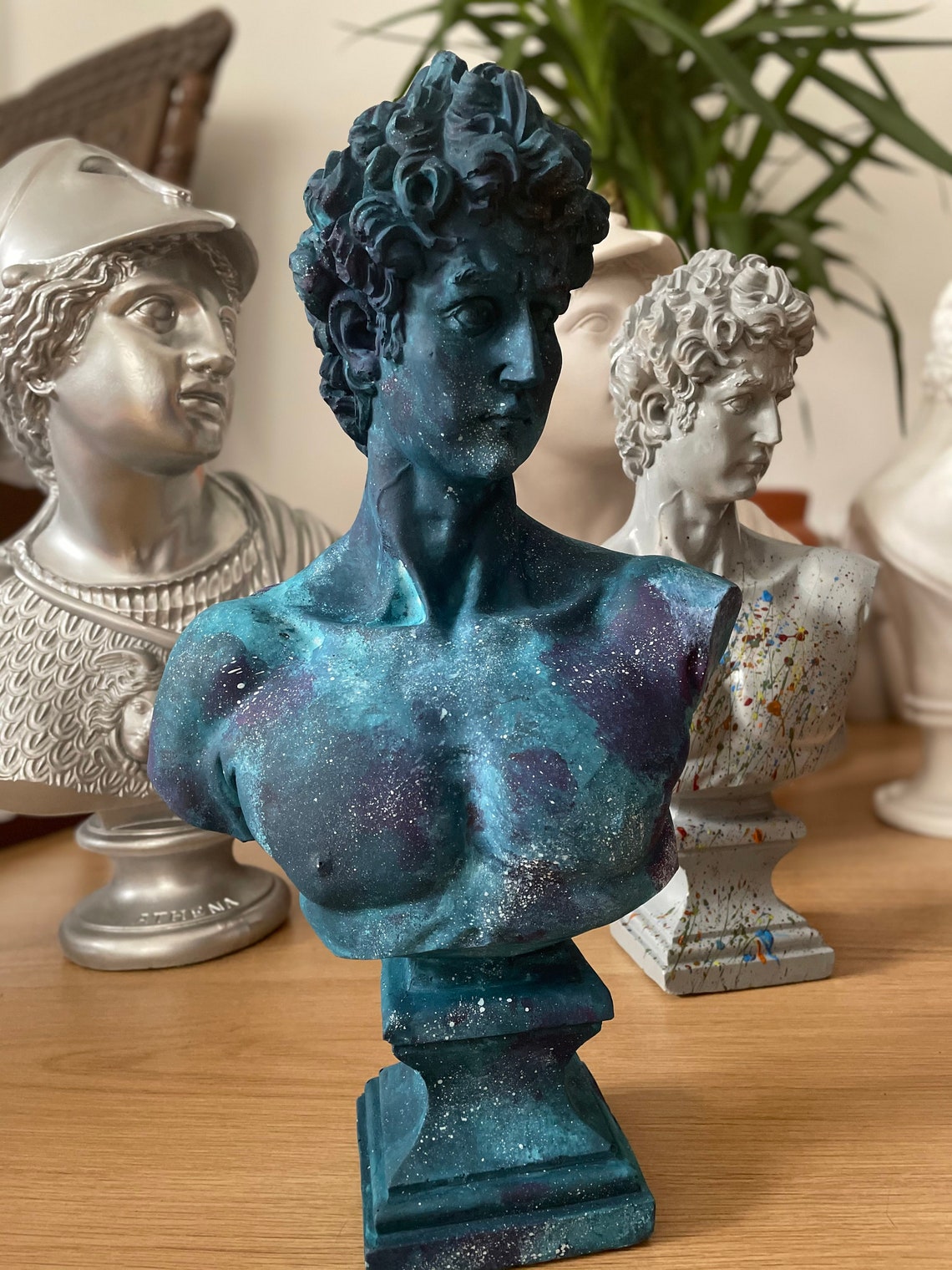 Grande statue de sculpture de David statue de buste de David - Etsy France