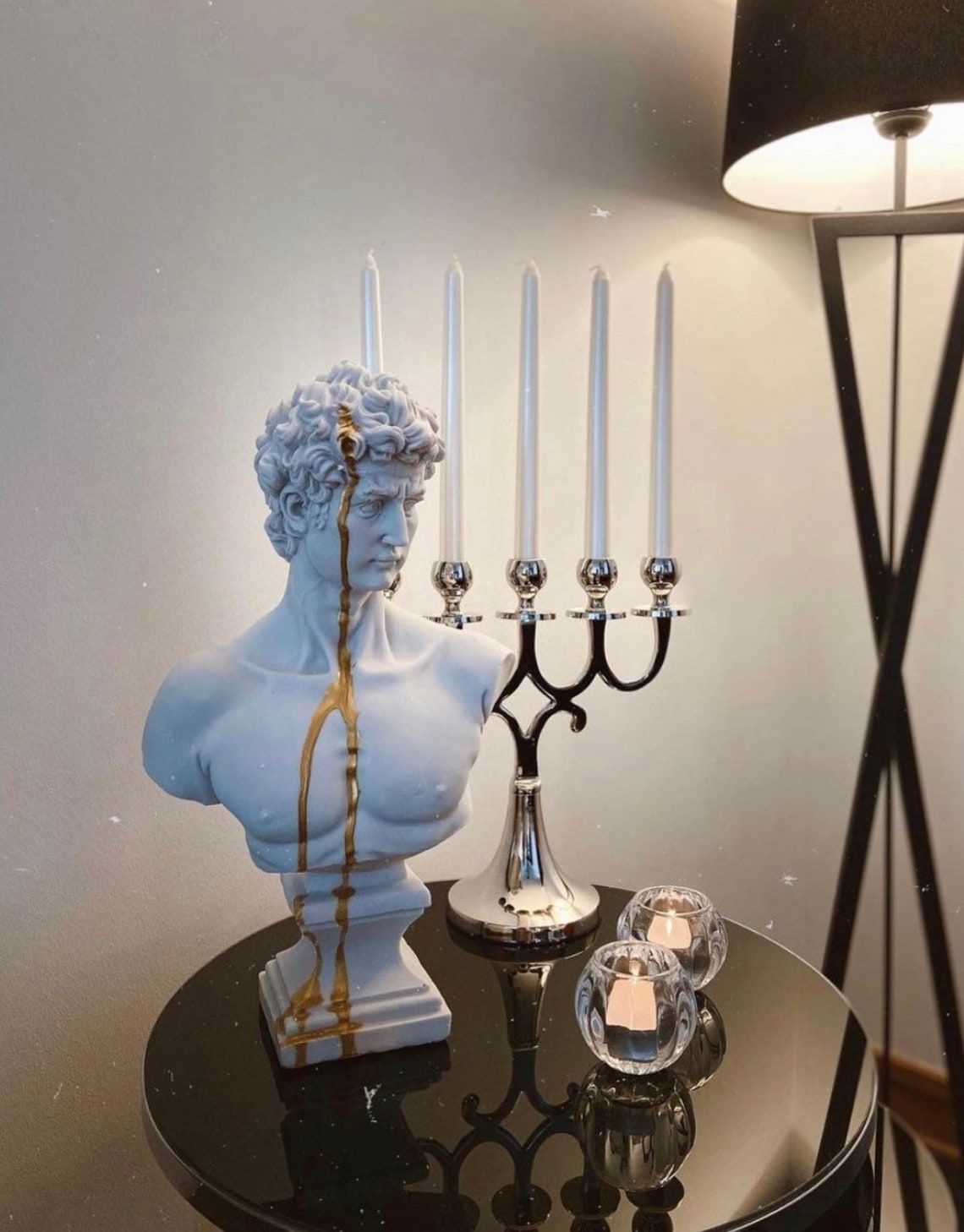 Grande statue de sculpture de David statue de buste de David - Etsy France