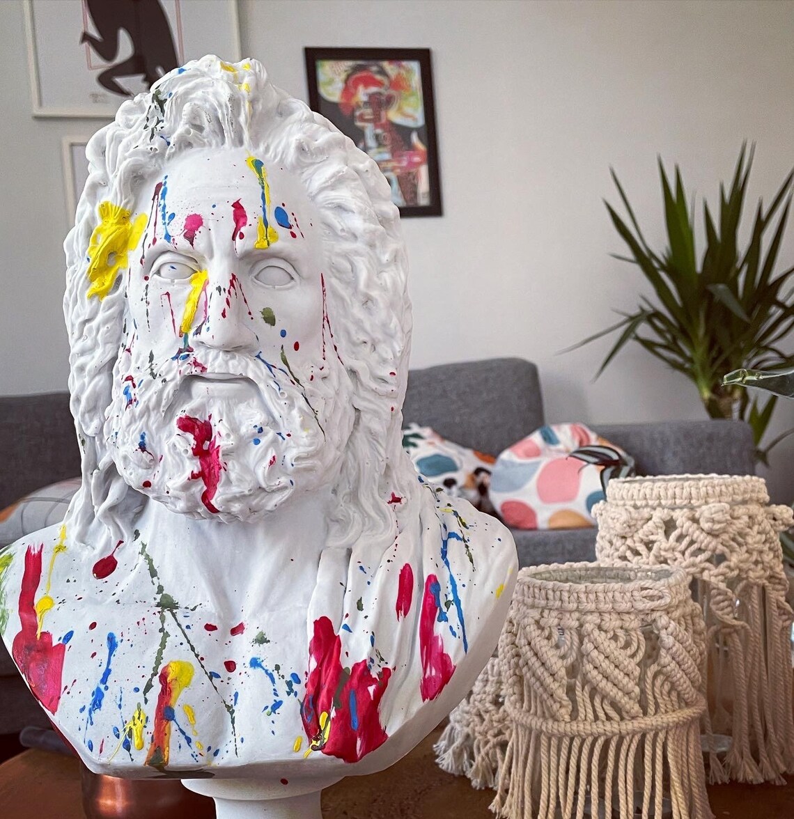 Large Zeus Sculpture Statue Zeus Bust Statue 14 Inches Bust | Etsy