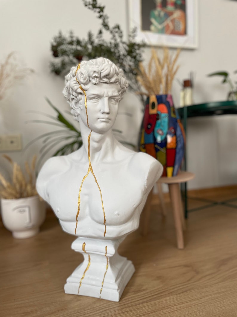 22 Inches Huge David Sculpture Statue David Bust Statue - Etsy