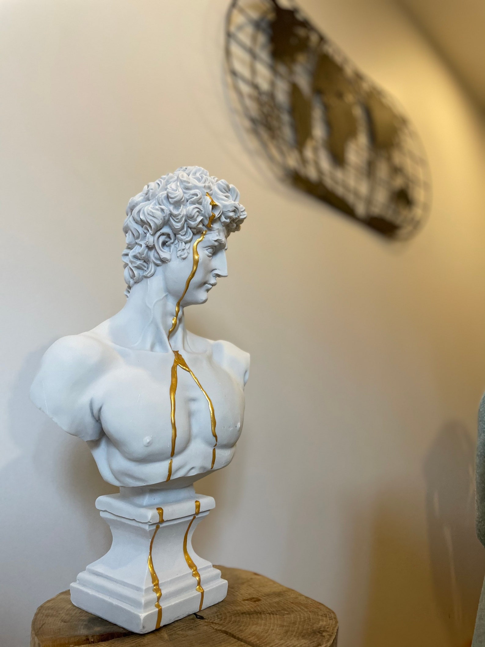 Grande statue de sculpture de David statue de buste de David - Etsy France