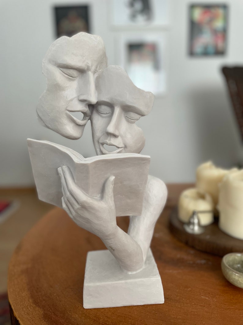 Mask Sculpture Statue15 Incheshousewarming Giftscreative - Etsy