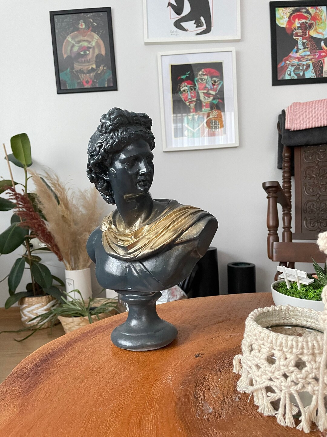 Large Apollo Sculpture Statue, Apollo Bust Statue, Bust, 13 Inches ...