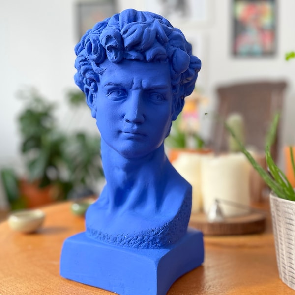 Blue Sculpture - Etsy