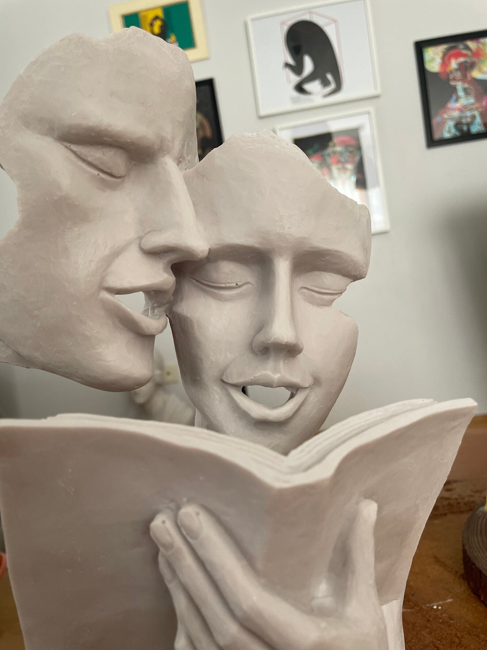 Mask Sculpture Statue15 Incheshousewarming Giftscreative - Etsy