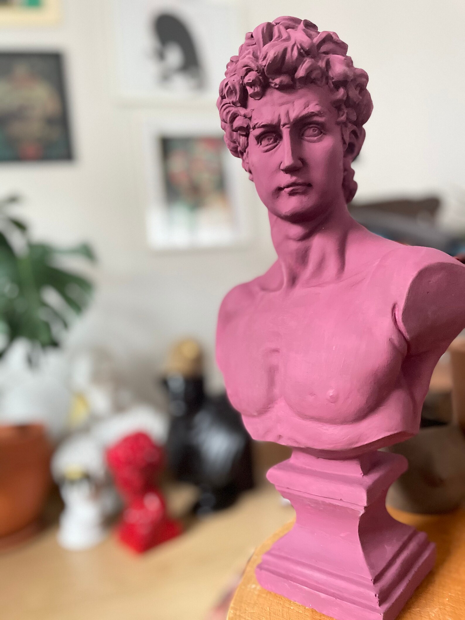 Large David Sculpture Statue David Bust Statue Bust | Etsy