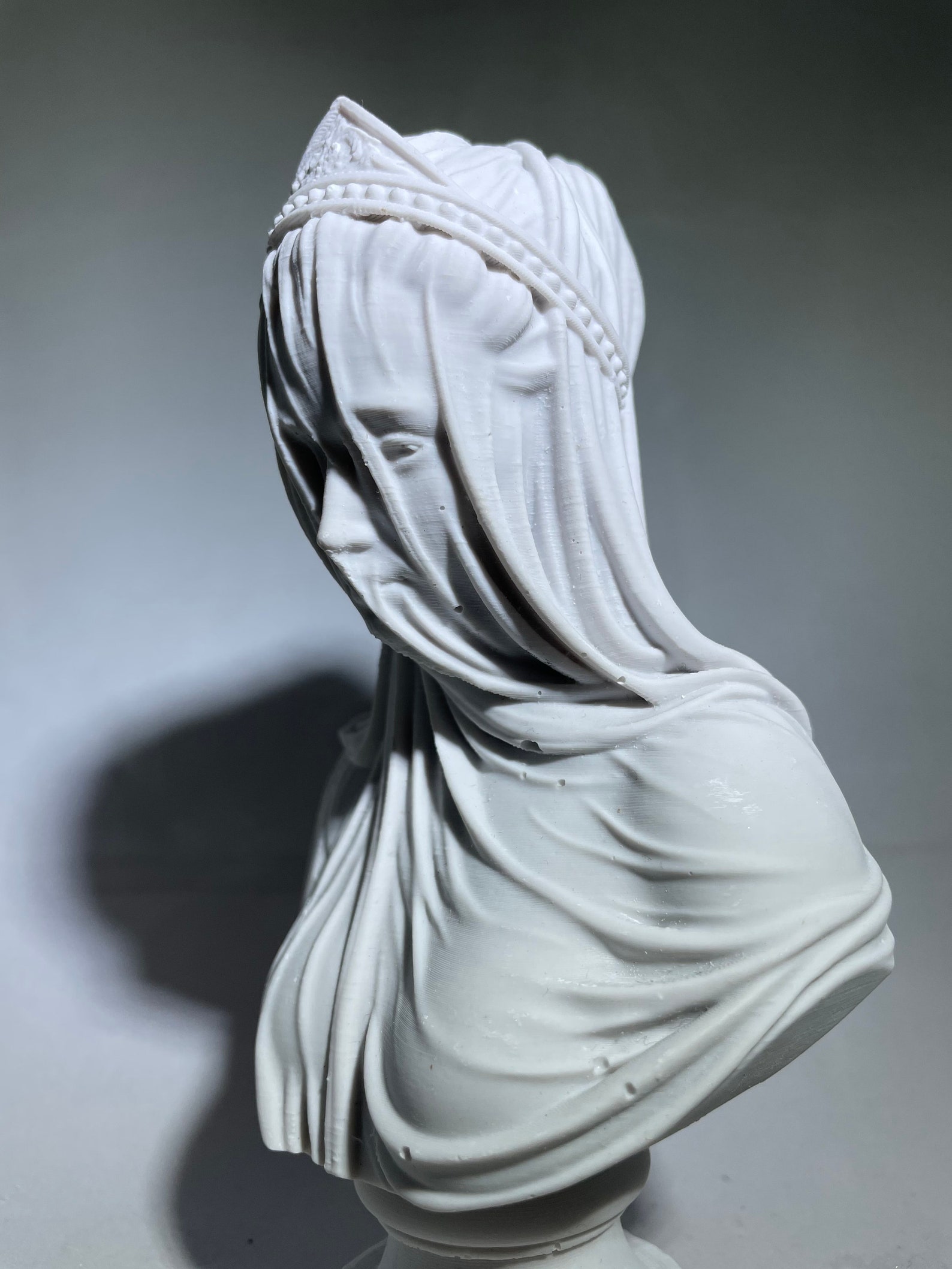 Large Veiled Lady Statue 13 Inches virgin Lady Statue | Etsy