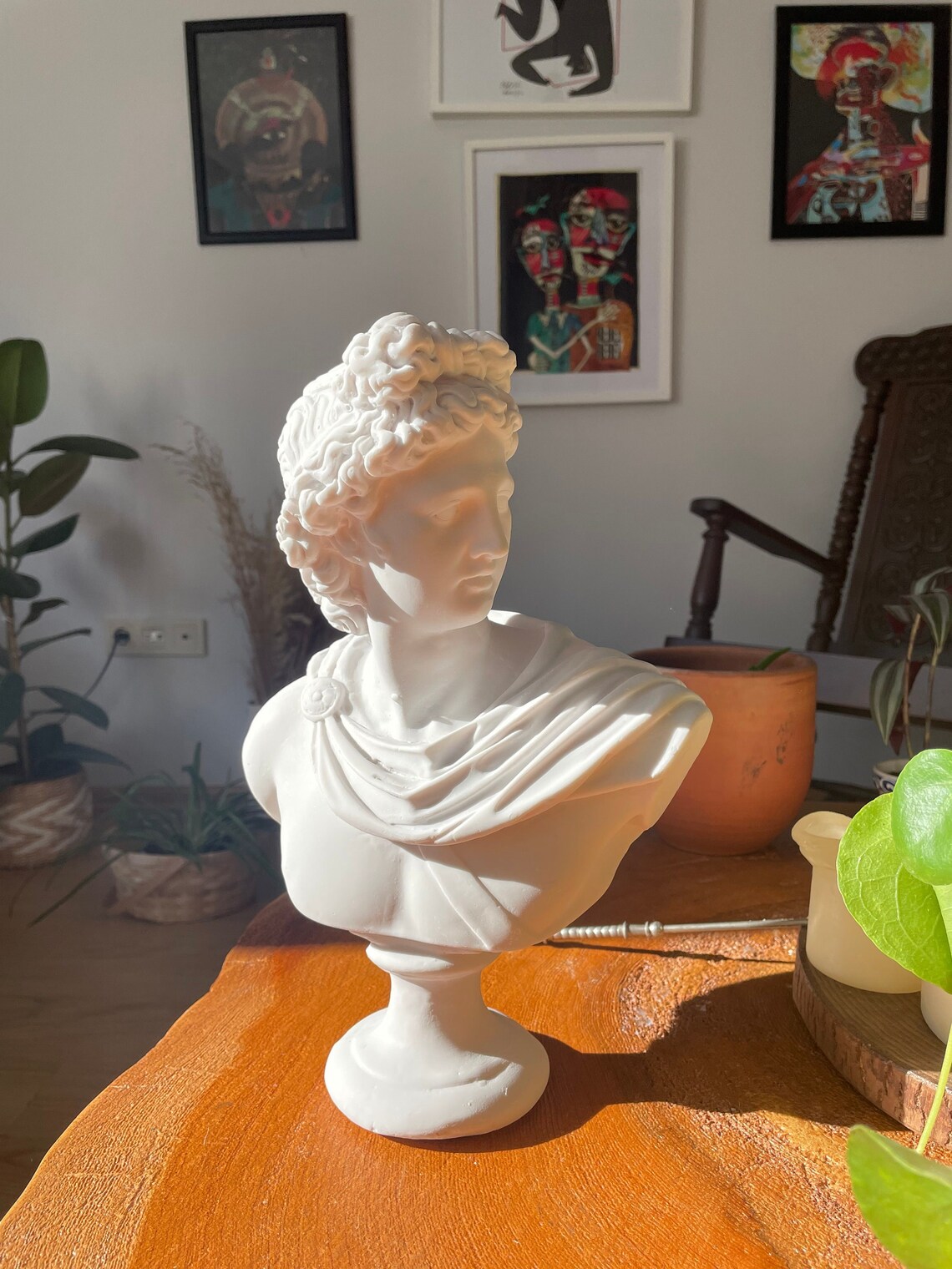 Large Apollo Sculpture Statue Apollo Bust Statue Bust 13 - Etsy
