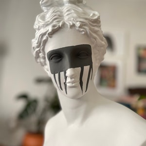 Large Helen Sculpture Statue, Helen Bust Statue,grey Mask Bust, Helen ...