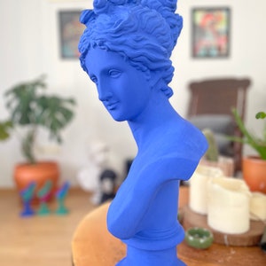 Large Helen Sculpture Statue ,22 Inches Statue,night Blue Bust, Helen ...