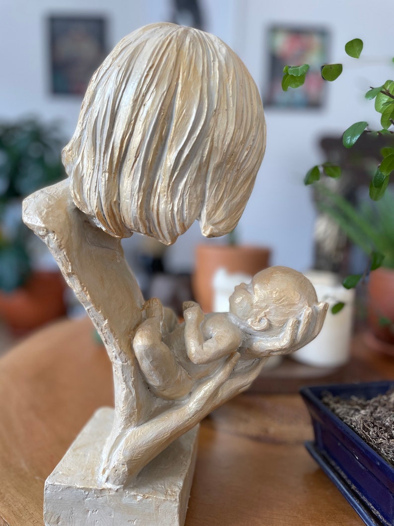 Mom and Baby Statue mother's Day Giftlarge Lady - Etsy