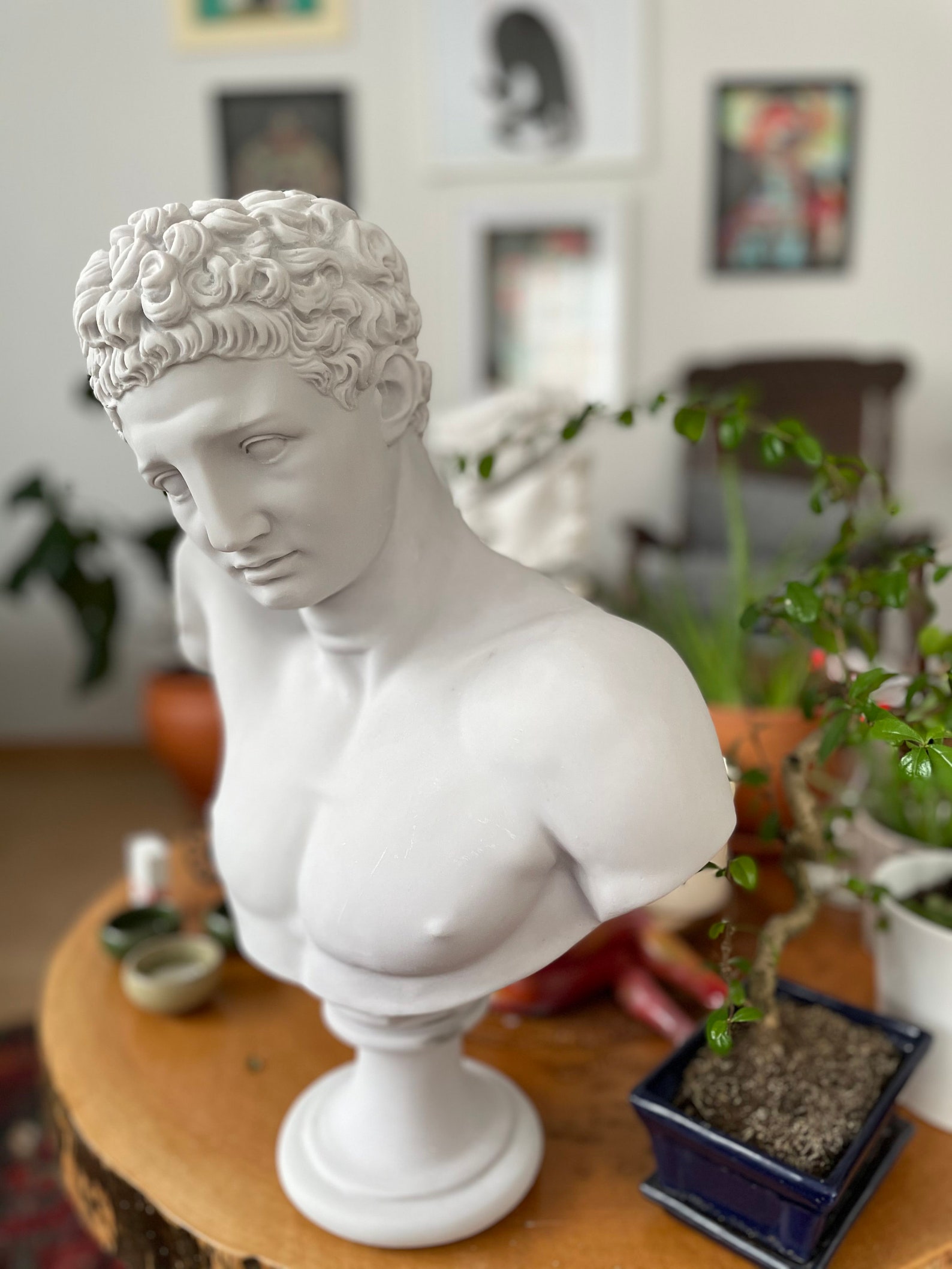 Large Hermes Statue 20 Inches Large Statue Hermes | Etsy