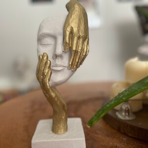 Mask Sculpture Statue,10 Inches,housewarming Gifts,creative Abstract ...