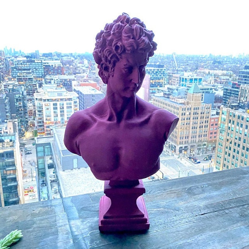 Large David Sculpture Statue David Bust Statue Bust | Etsy