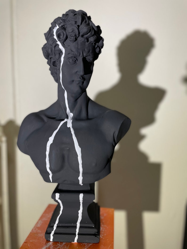 Large David Sculpture Statue17 Inches David Bust Statue - Etsy
