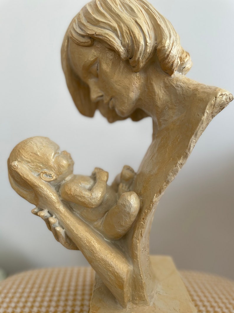 Mom and Baby Statue mother's Day Giftlarge Lady - Etsy