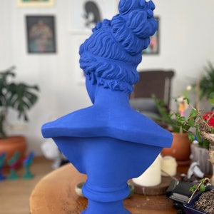 Large Helen Sculpture Statue ,22 Inches Statue,night Blue Bust, Helen ...