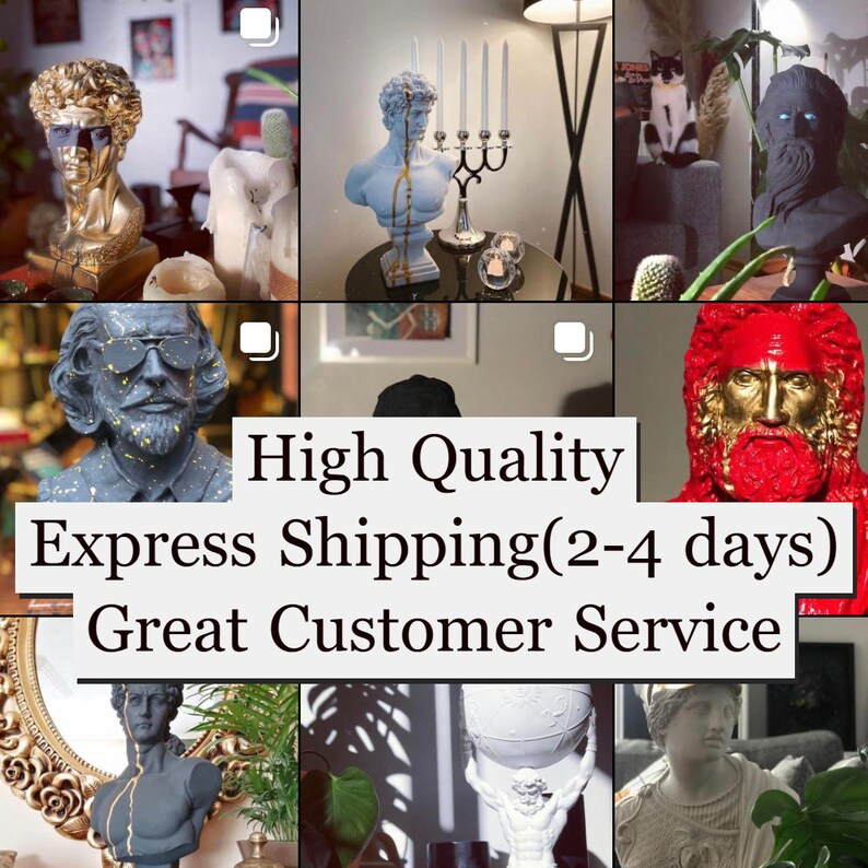 Large Hermes Statue 20 Inches Large Statue Hermes | Etsy