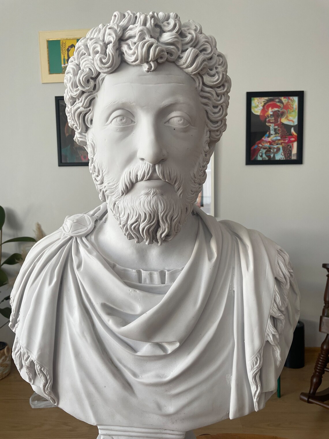 Marcus Aurelius Sculpture Statue 31 in Marcus Bust Statue - Etsy