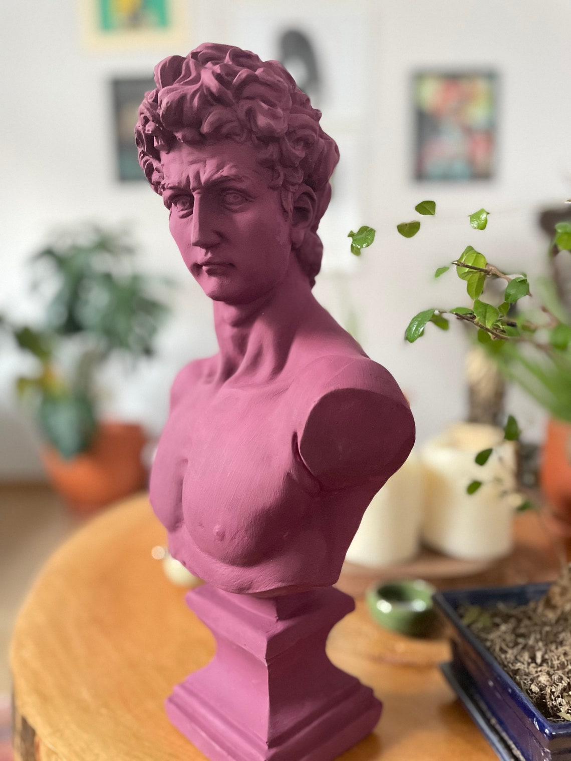 Large David Sculpture Statue David Bust Statue Bust | Etsy