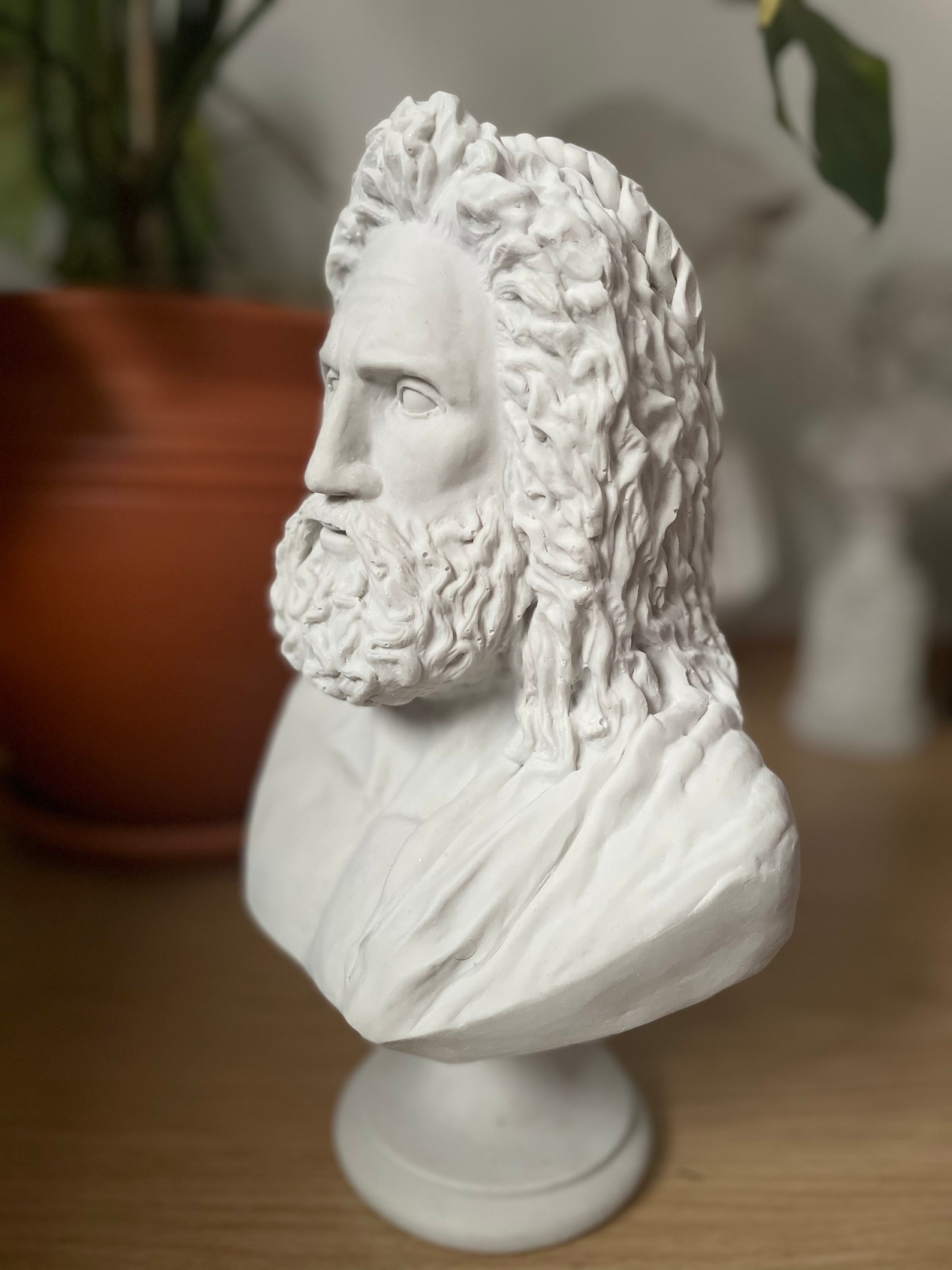 Large Zeus Sculpture Statue Zeus Bust Statue 14 Inches Bust - Etsy UK