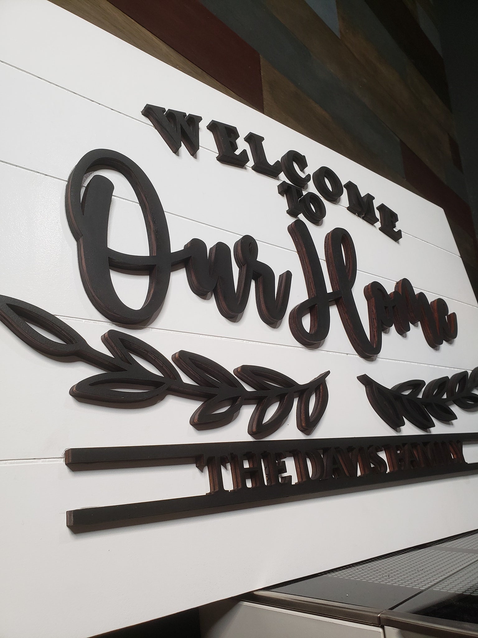 Welcome to Our Home - Shiplap Wooden - Family Name Sign - Etsy