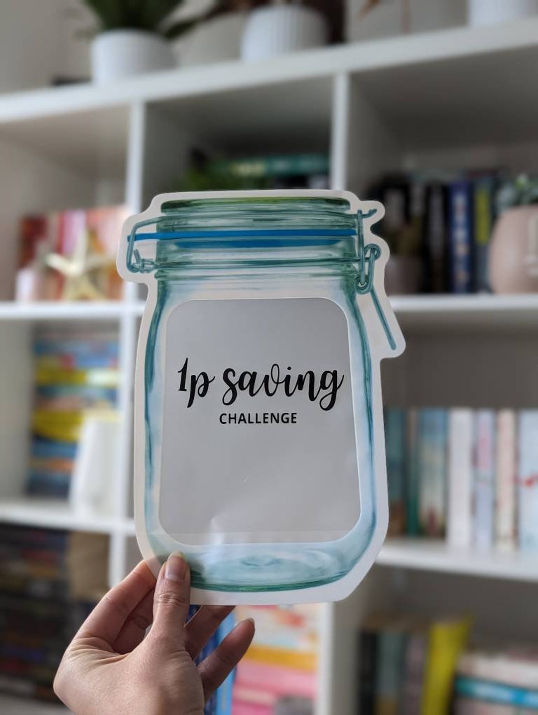 Coin Saving Jar / 1p Saving Challenge Jar - Etsy UK