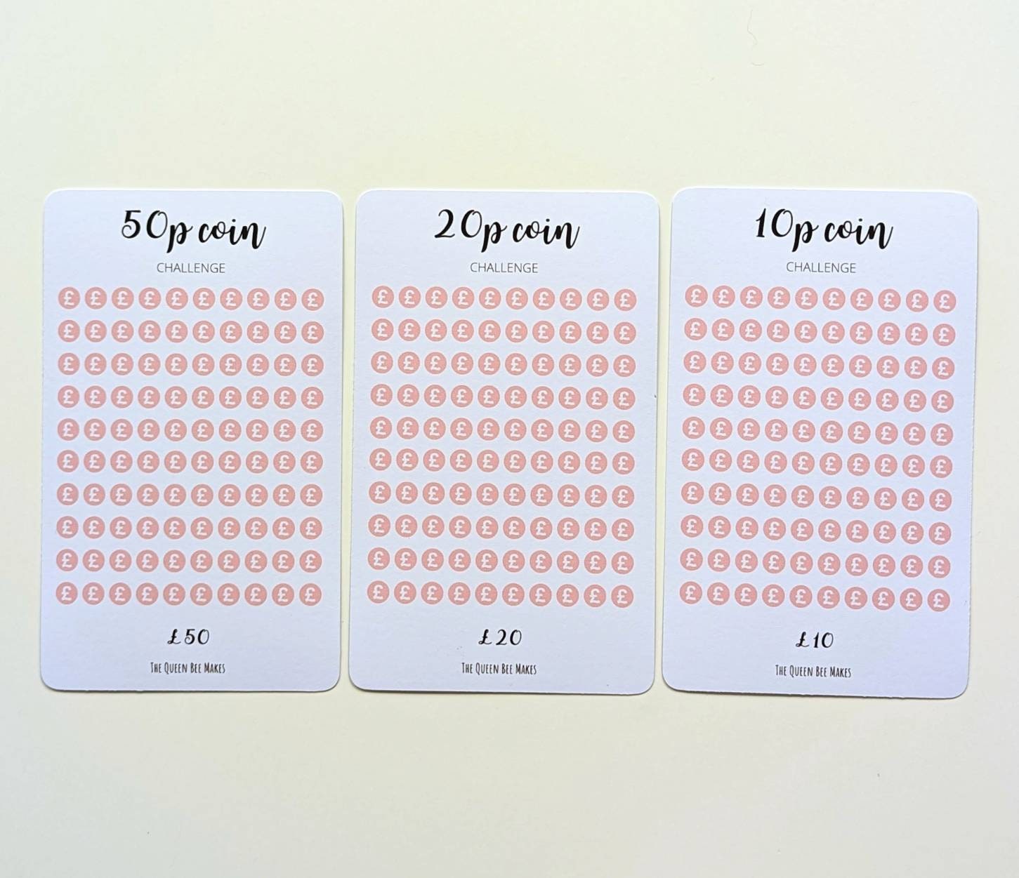 Coin Saving Jar / 10p 20p 50p Challenge - Etsy UK