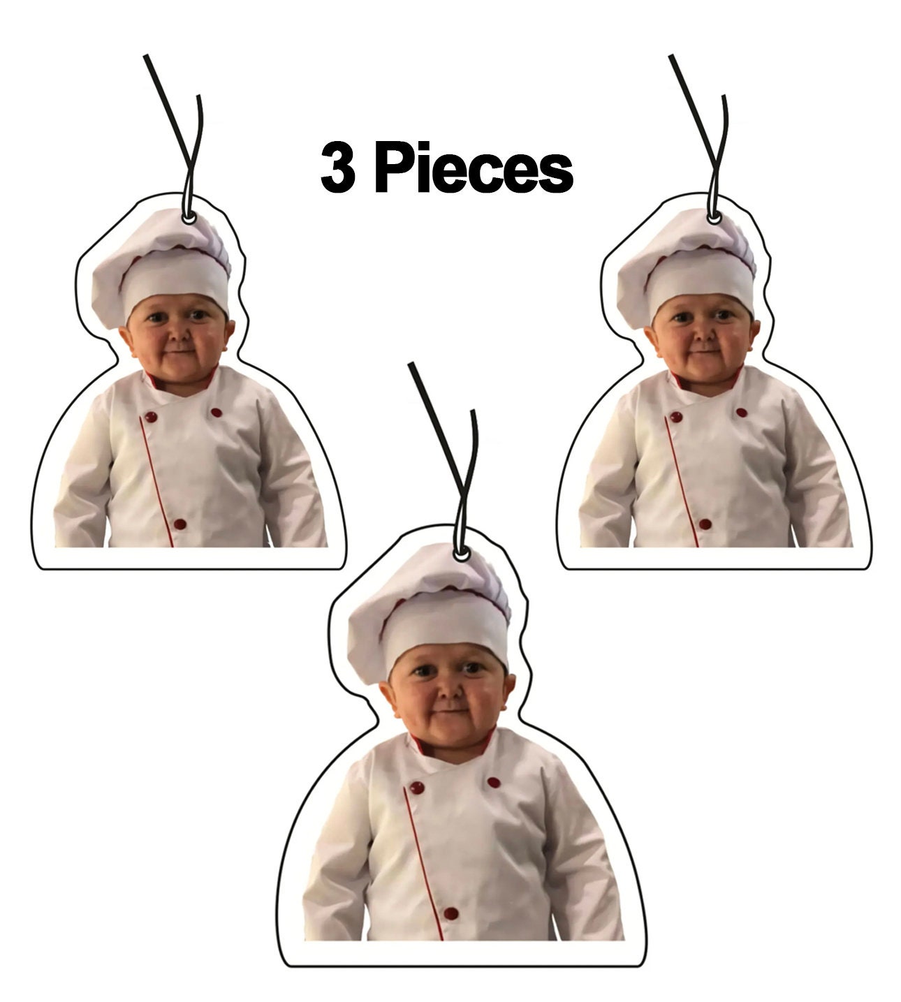 Chef Hasbulla Magomedov Car Air Freshener / Car Air Freshener / 3 ...