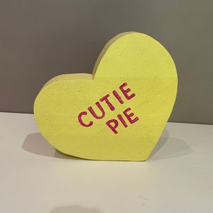 Large Conversation Hearts, Candy Hearts, Photo Booth Props, Heart ...