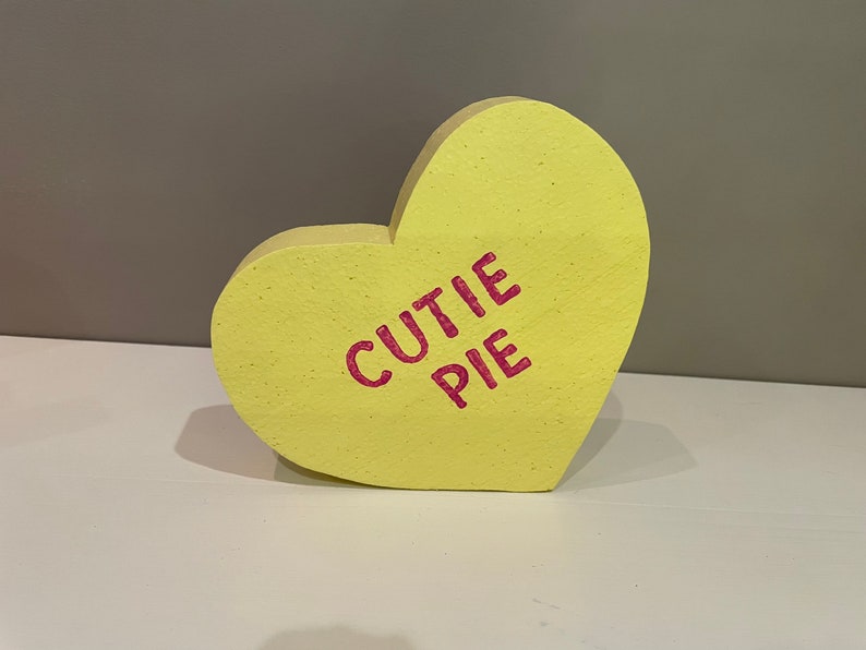 Large Conversation Hearts Candy Hearts Photo Booth Props - Etsy