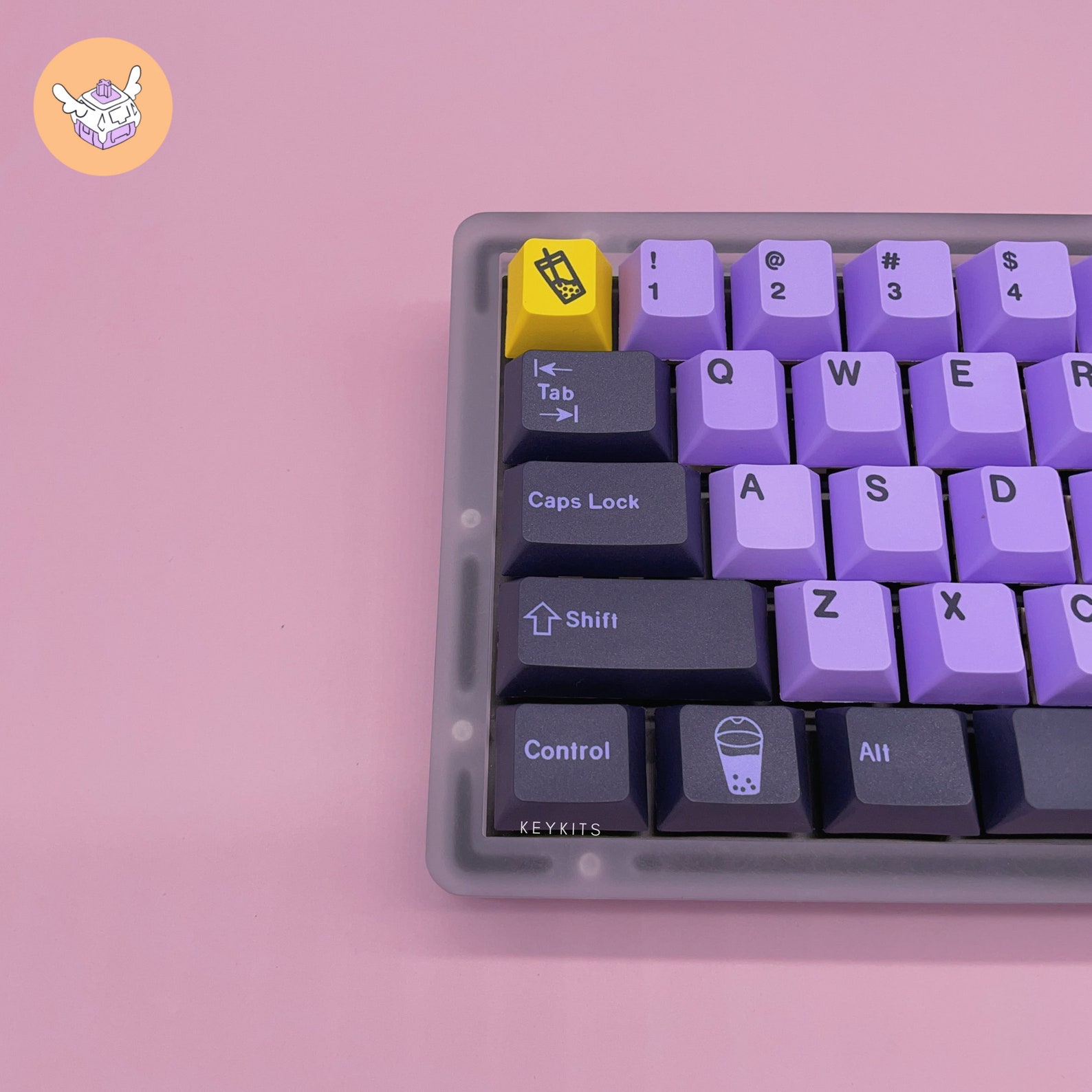 Taro Boba Bubble Tea KeyCap Set 145 Piece Cherry Profile PBT | Etsy