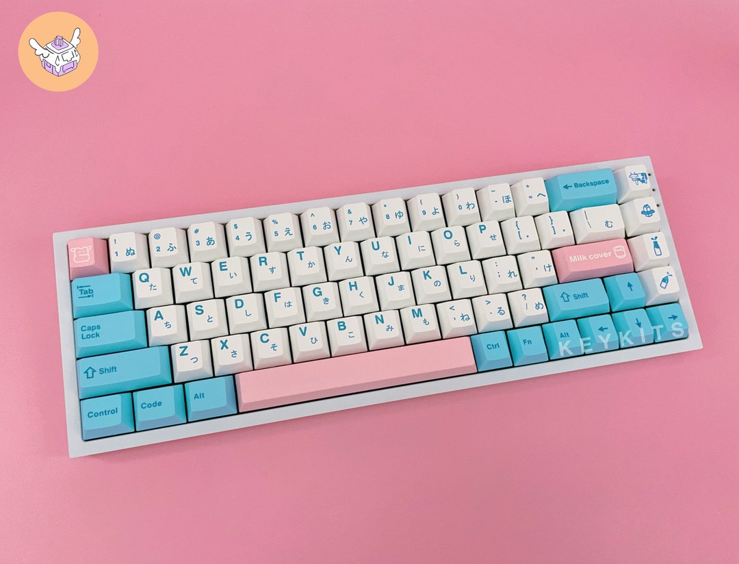 Milk Keycap Set 140 Piece Cherry Profile PBT Subdye - Etsy