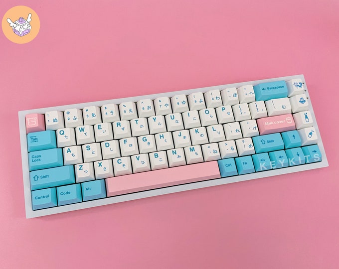 Milk Keycap Set 140 Piece Cherry Profile PBT Subdye - Etsy