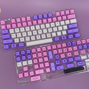 Hana Creamy Sakura Keycap Set 134 Piece XDA Profile PBT Subdye - Etsy