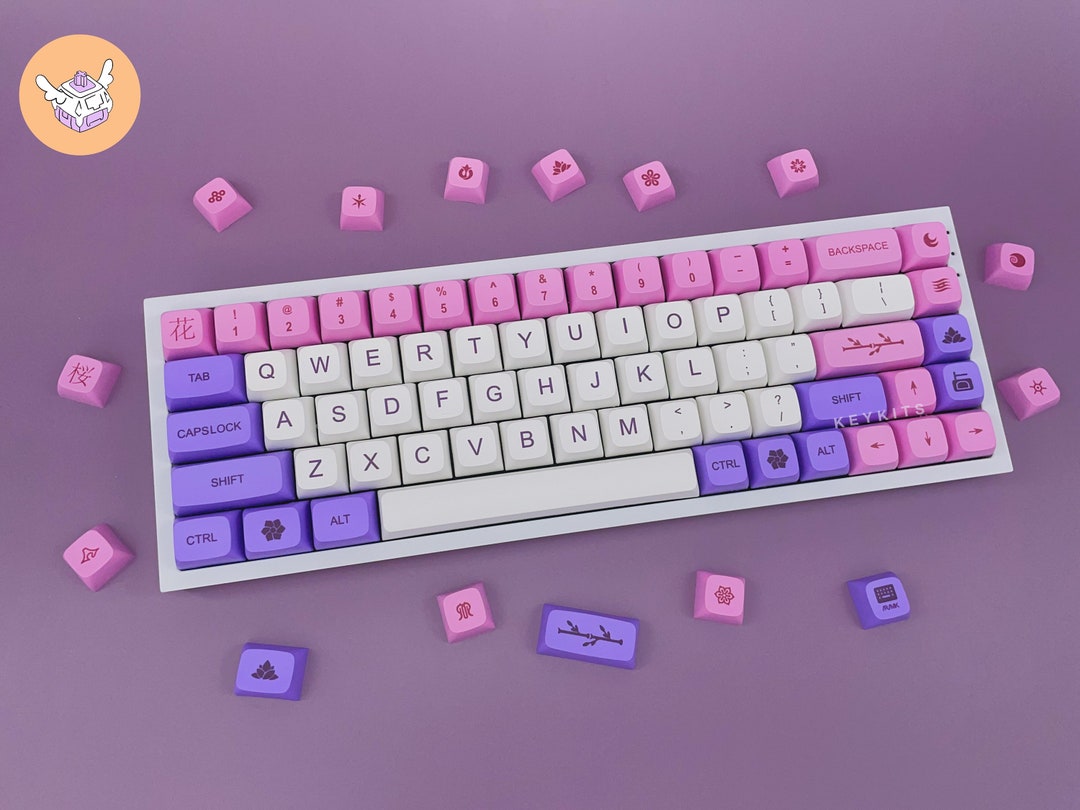 Hana Creamy Sakura Keycap Set 134 Piece XDA Profile PBT Subdye - Etsy