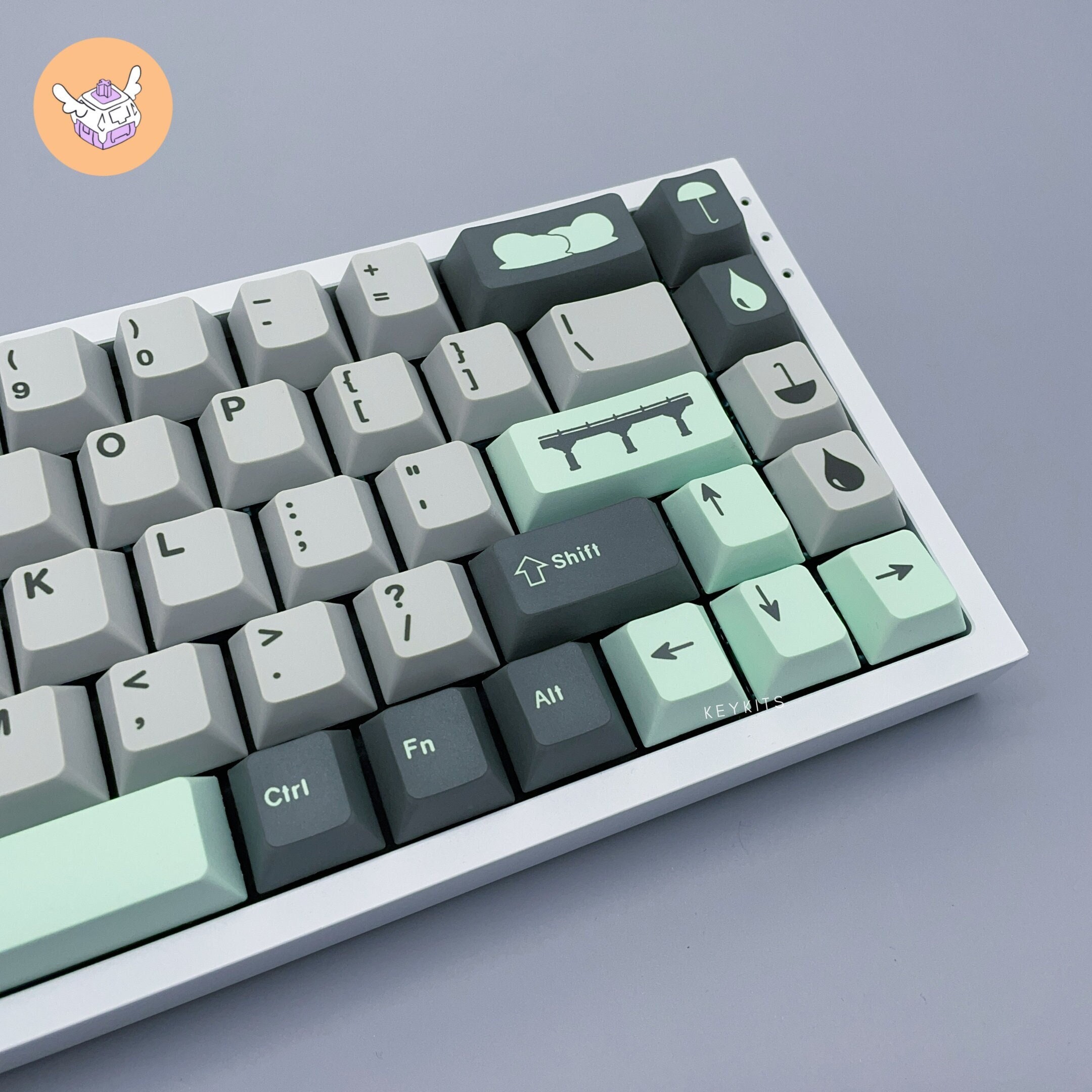 Rainy Day Keycap Set 140 Piece Cherry Profile PBT Subdye - Etsy
