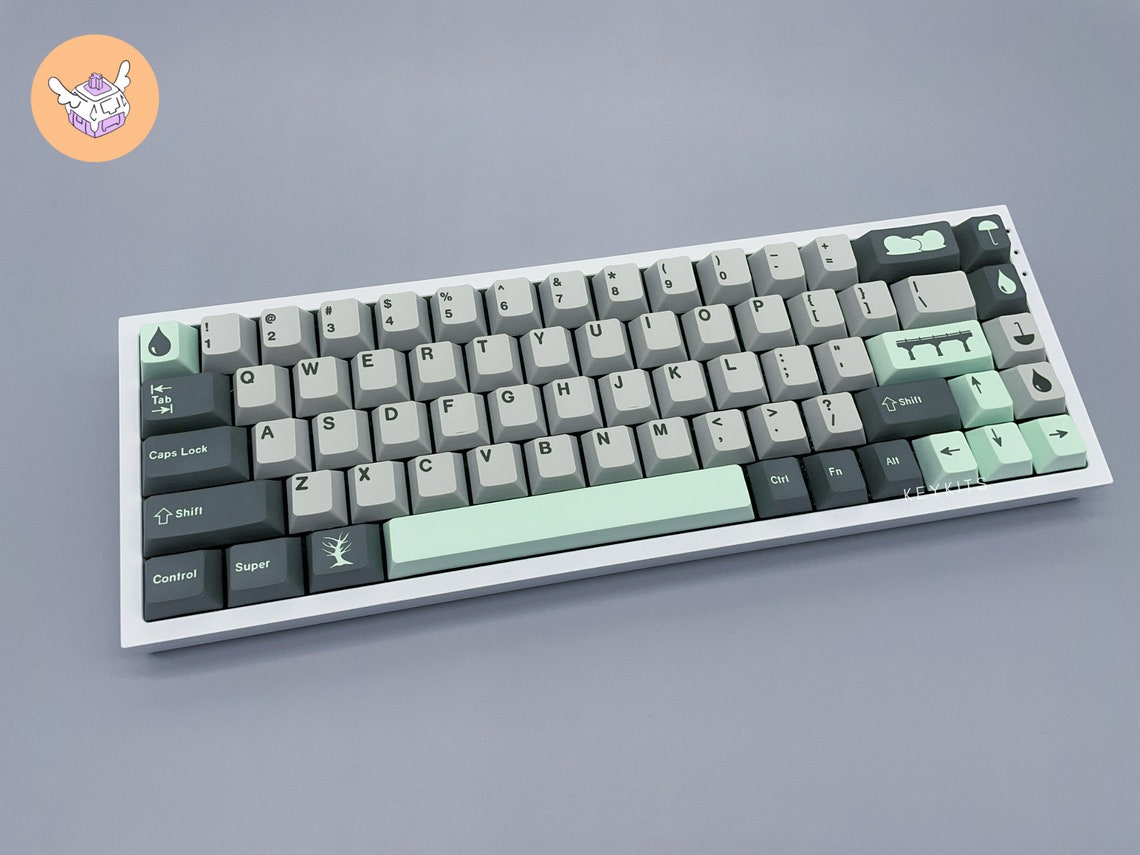 Rainy Day Keycap Set 140 Piece Cherry Profile PBT Subdye - Etsy