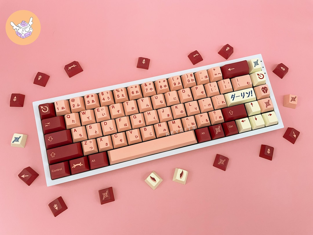 Darling Zero Two Keycap Set 129 Piece Cherry Profile PBT Subdye - Etsy