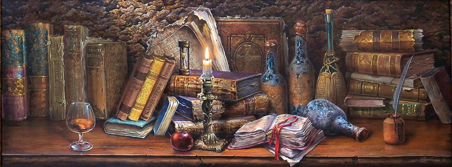 Digital Print medieval still life jpeg of original painting | Etsy