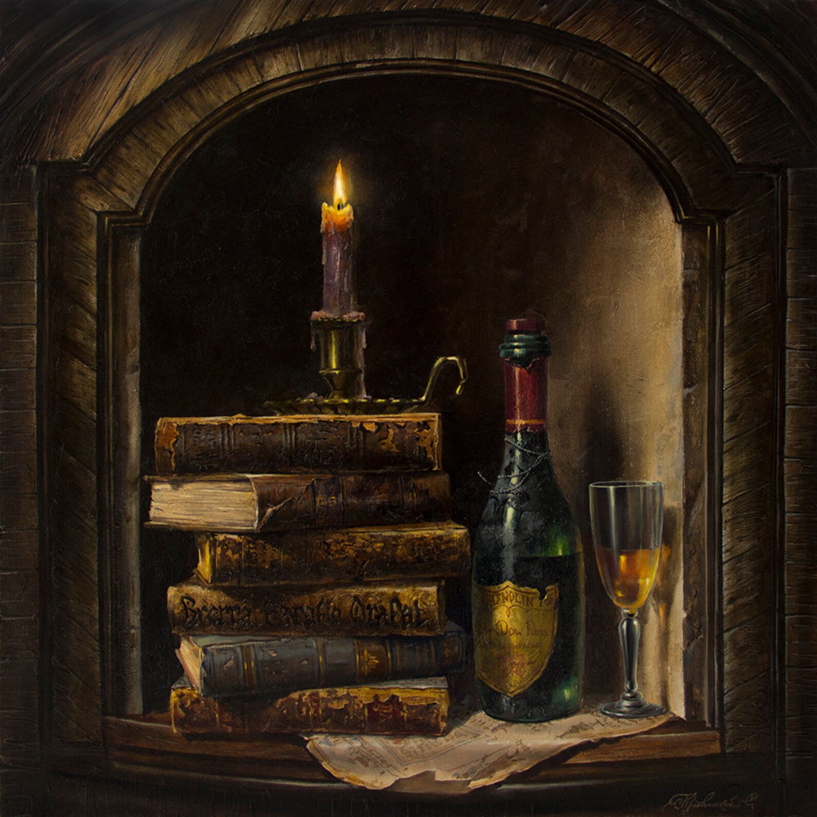 Digital Print Medieval Still Life Jpeg of Original Painting | Etsy