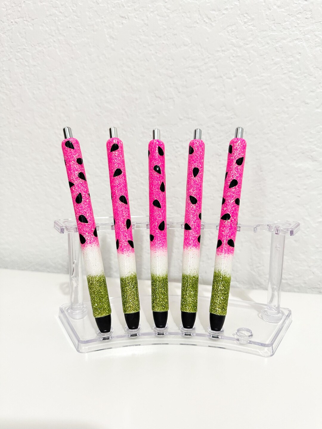 Watermelon Pen| Epoxy Pens| Glitter Pens| Watermelon - Etsy