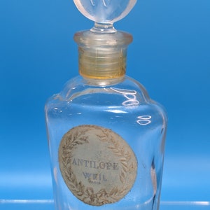 Rare Antilope Perfume Bottle 1940s, Vintage Fragrance Collectible, Art ...