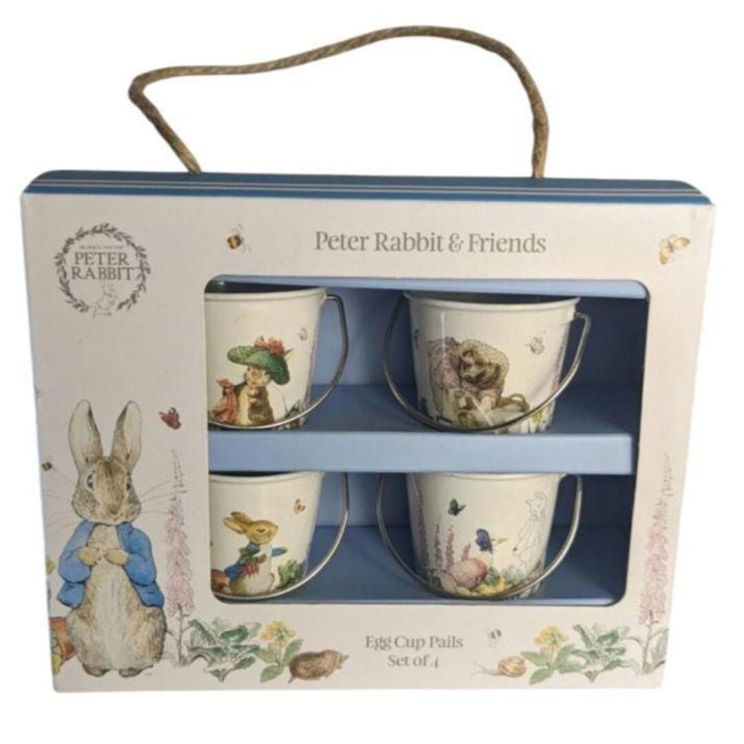 Stow Green Peter Rabbit Classic Egg Cup Pails Set of 4, New - Etsy