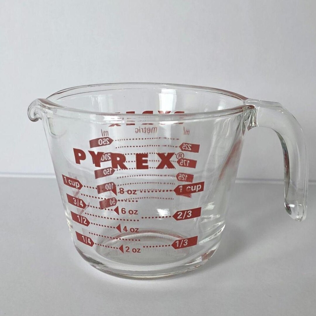 Vintage PYREX 1 Cup Measuring Cup - Etsy