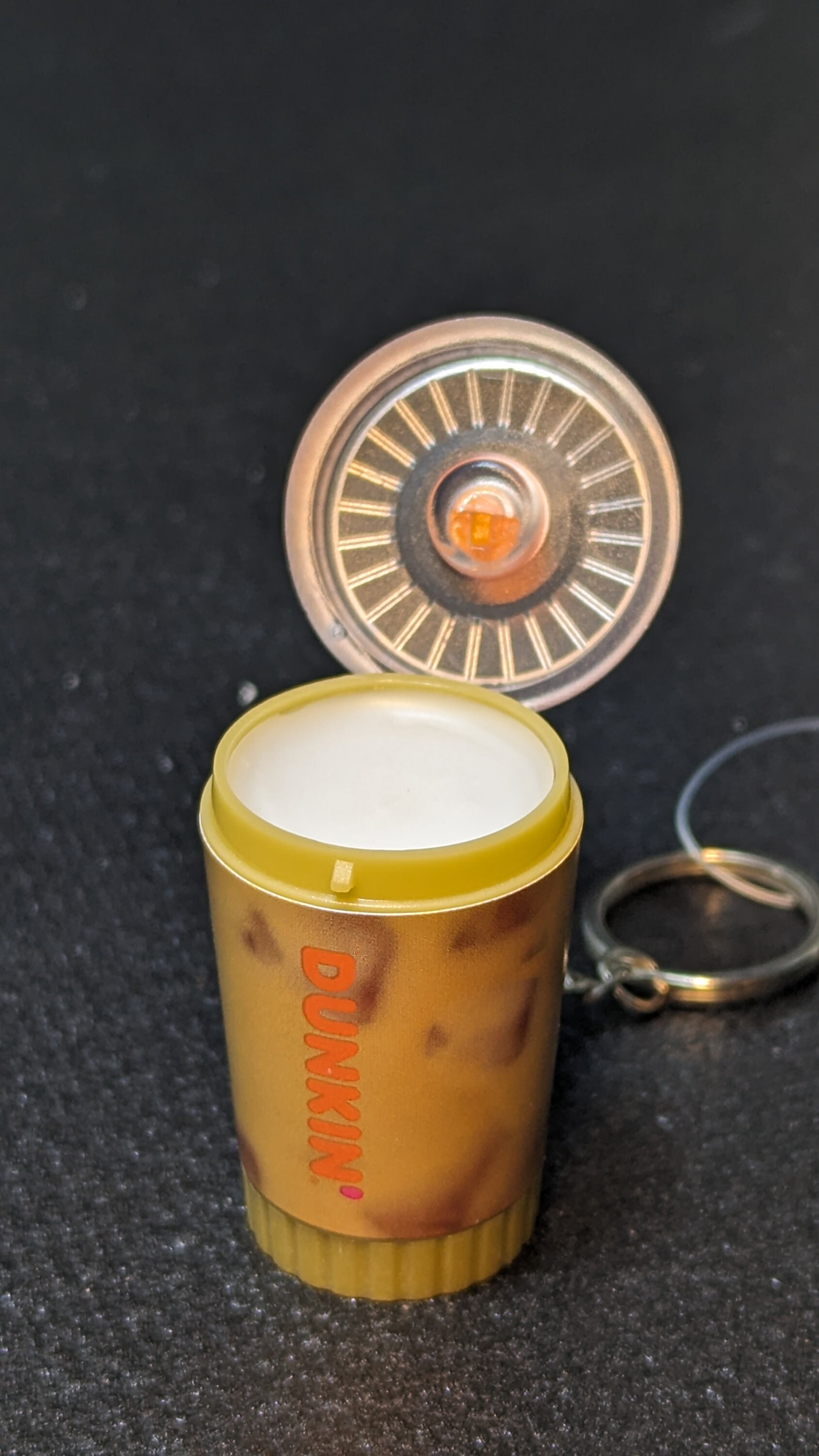 Dunkin Donuts Flavored Lip Balm Key Chain New, Dunkin Iced Coffee ...